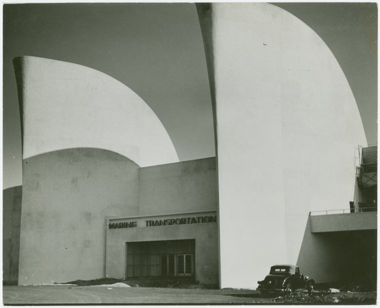 Marine - Building - Exterior - NYPL Digital Collections