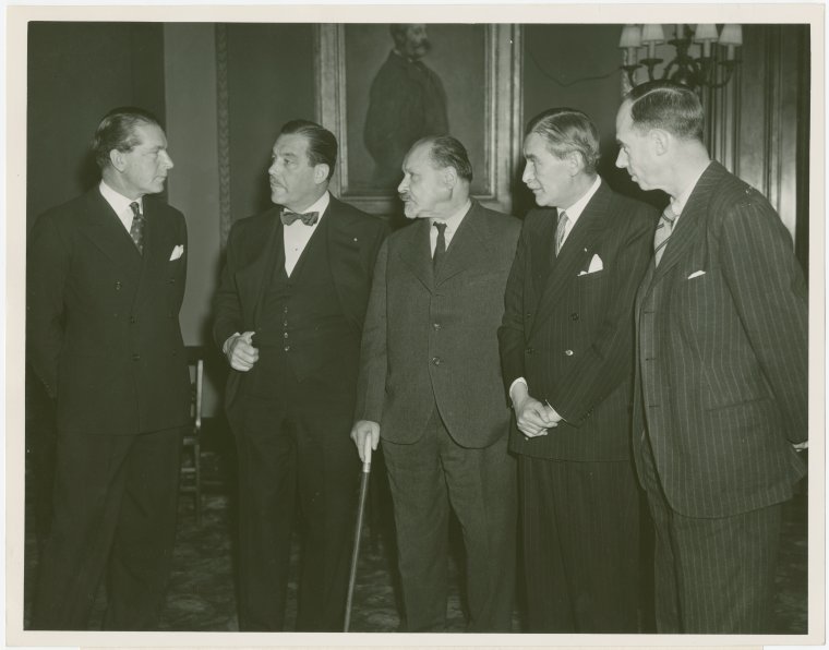 Poland Participation - Baron Stefan de Ropp (High Commissioner), Joseph ...
