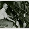 Trains - Miniature - Man with miniature trains - NYPL Digital Collections