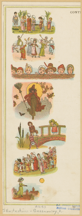 Children playing and other vignettes. - NYPL Digital Collections