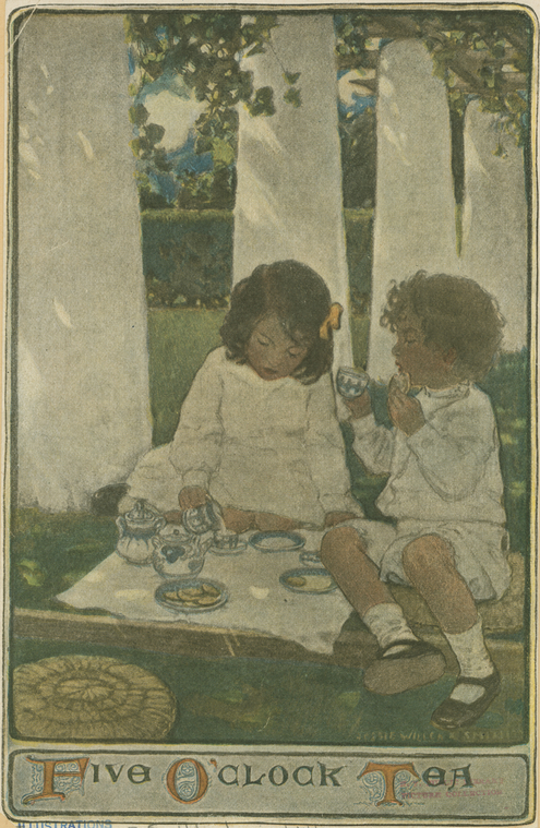 Five o'clock tea. - NYPL Digital Collections