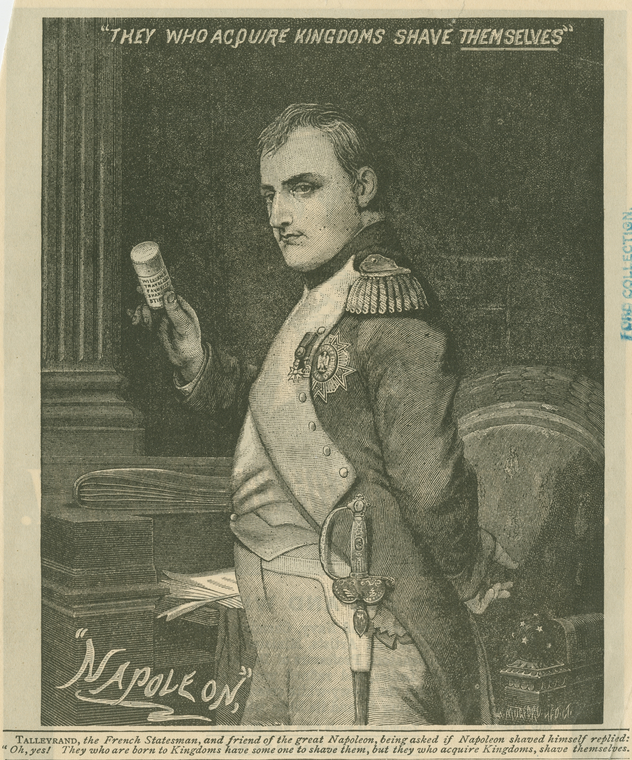 Napoleon in his study, after painting by Jacques-Louis David - NYPL ...
