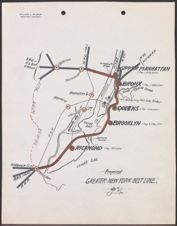 Preliminary Study for a Greater New York Belt Line - NYPL Digital ...