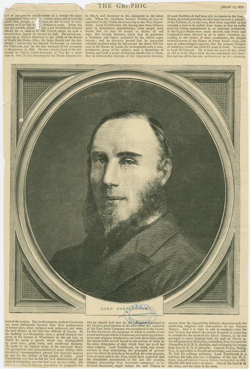Lord Northbrook, the new viceroy of India - NYPL Digital Collections