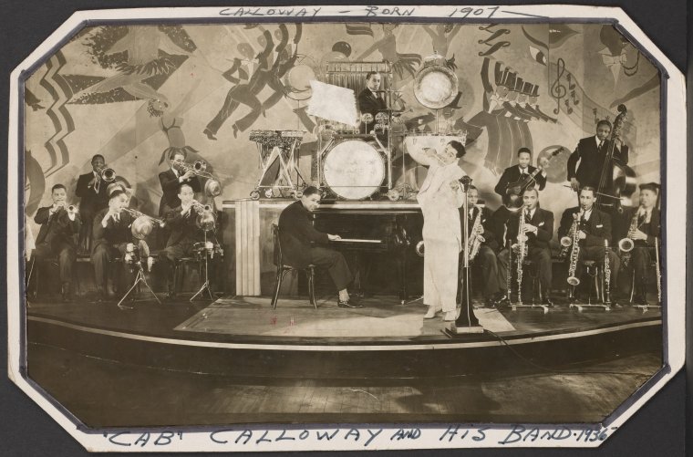 Cab Calloway and his band - NYPL Digital Collections