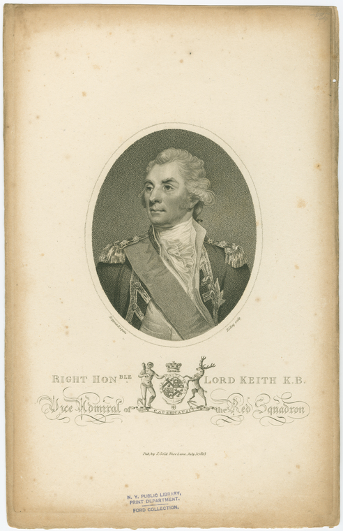 George Keith Elphinstone, Lord Keith. - NYPL Digital Collections