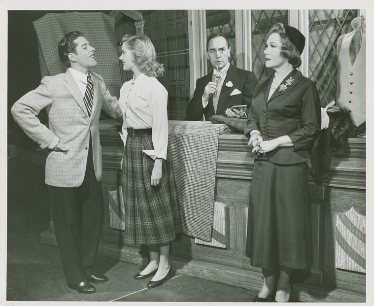 Harold Lang (Joey Evans), Patricia Northrop (Linda English), Gordon ...