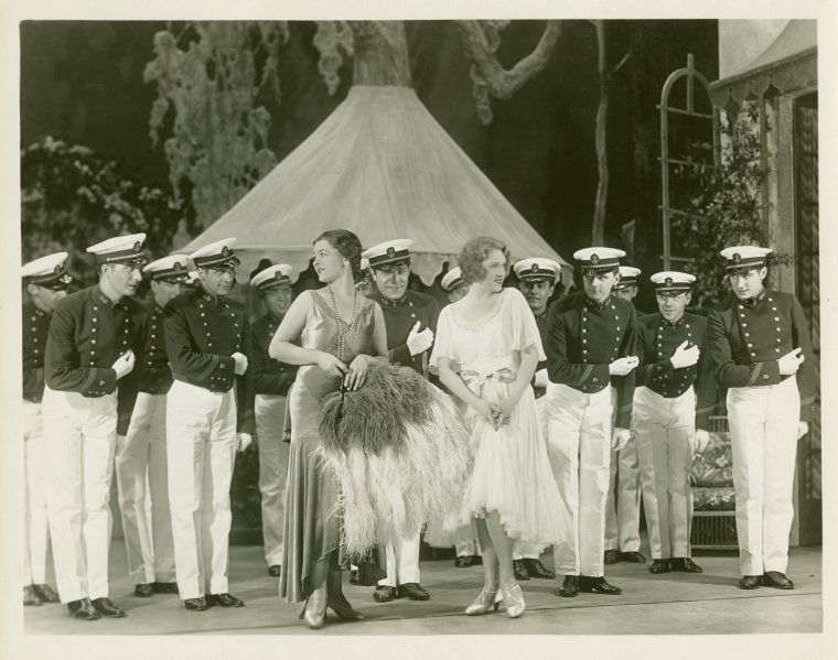 Janet Velie (Martha Trumbell), Barbara Newberry (Mary Trumbell) and ...