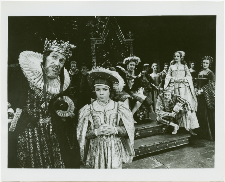 Stephen D. Newman (King Francis of France), Michael John (Prince Edward ...