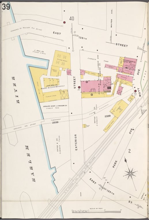 Bronx, V. 9, Plate No. 39 [Map bounded by Harlem River, E. 138th St ...