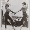 George Balanchine with, Mourka, his cat. - NYPL Digital Collections