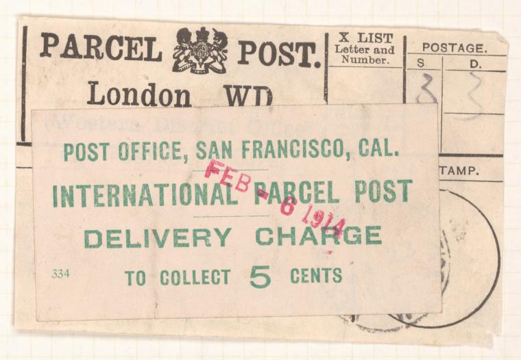 International Parcel Post labels - NYPL Digital Collections