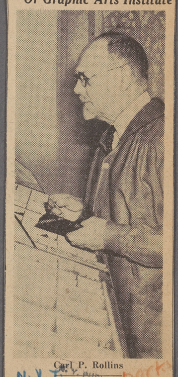 Carl P. Rollins. - NYPL Digital Collections