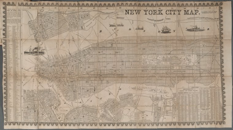 New York City Map - NYPL Digital Collections