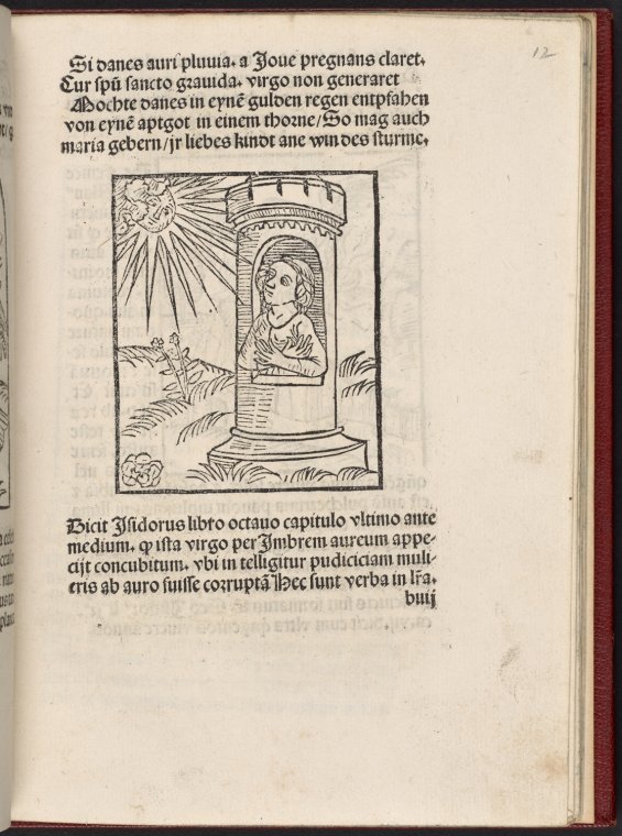 Danae in a tower - NYPL Digital Collections