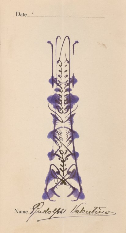 Autograph of Rudolph Valentino - NYPL Digital Collections