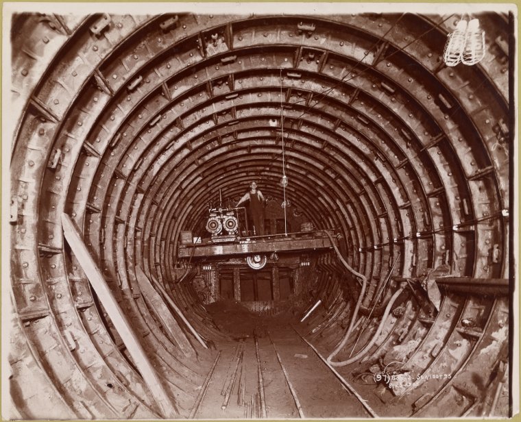 Subway Construction - NYPL Digital Collections