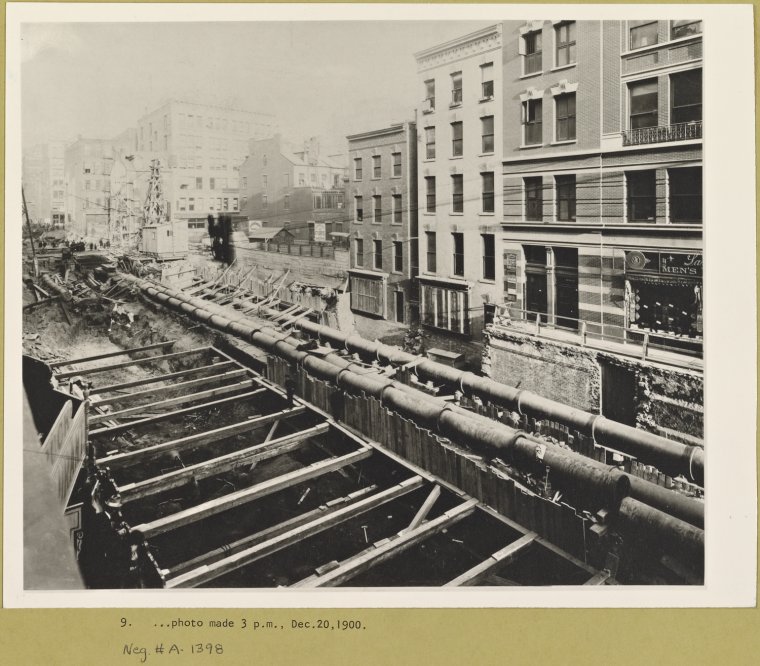 Subway Construction - NYPL Digital Collections