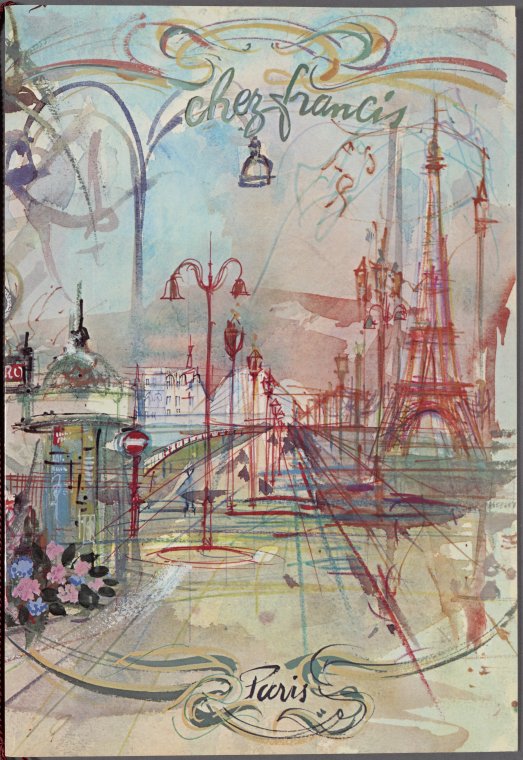 Daily menu, Chez Francis - NYPL Digital Collections