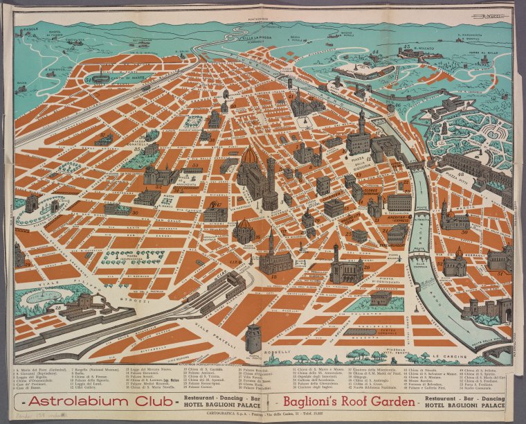 Old Map Of Florence Florence Ancient Map :: Medieval Art Tapestries