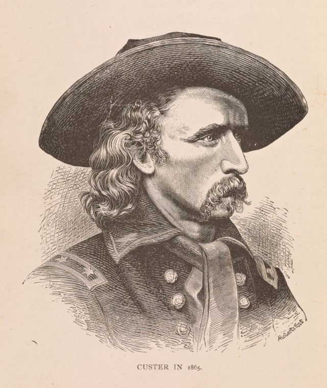 Custer in 1865 - NYPL Digital Collections