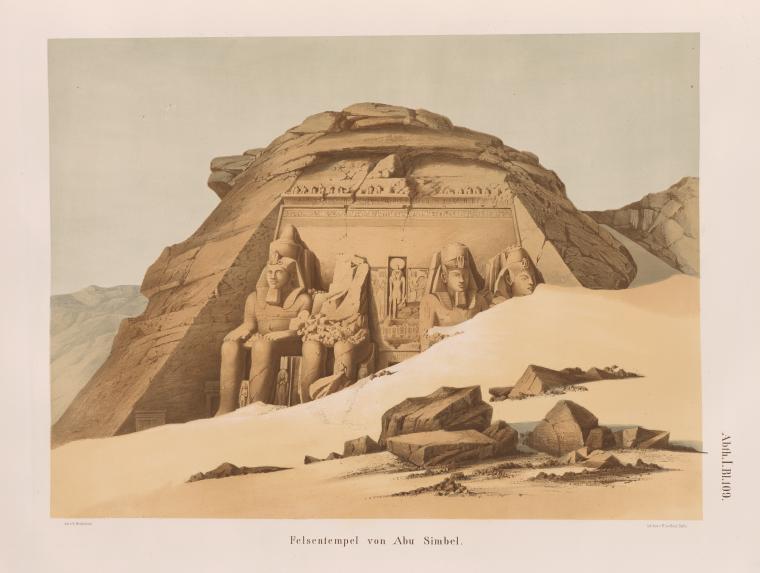 Felsentempel von Abu Simbel [Abû Sunbul]. - NYPL Digital Collections