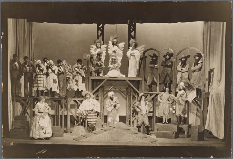 "Uncle Tom’s Cabin" scene from the Grand Street Follies, set design by ...