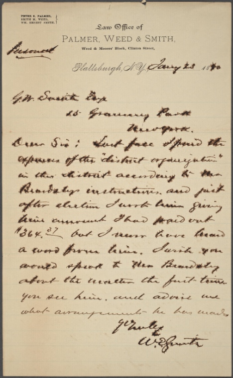Weed, Smith M., 1880-1881 - NYPL Digital Collections