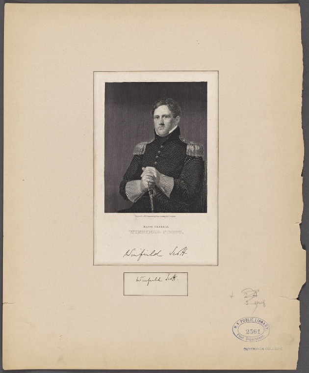 Major General Winfield Scott - NYPL Digital Collections