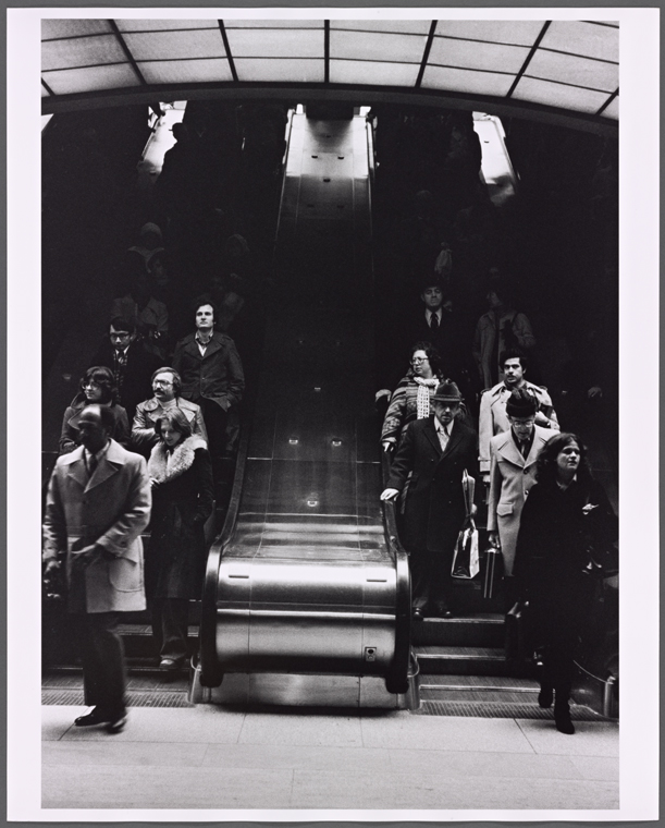 Commuters Descending from the Pan Am Building to the Grand Central ...