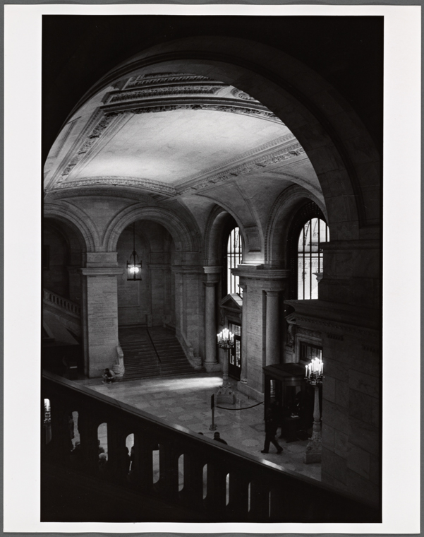 Stephen A. Schwarzman Building, interior, Astor Hall - NYPL Digital ...