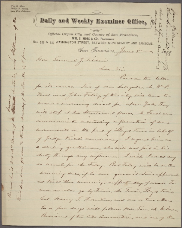 Constituent letters, 1880 June - NYPL Digital Collections