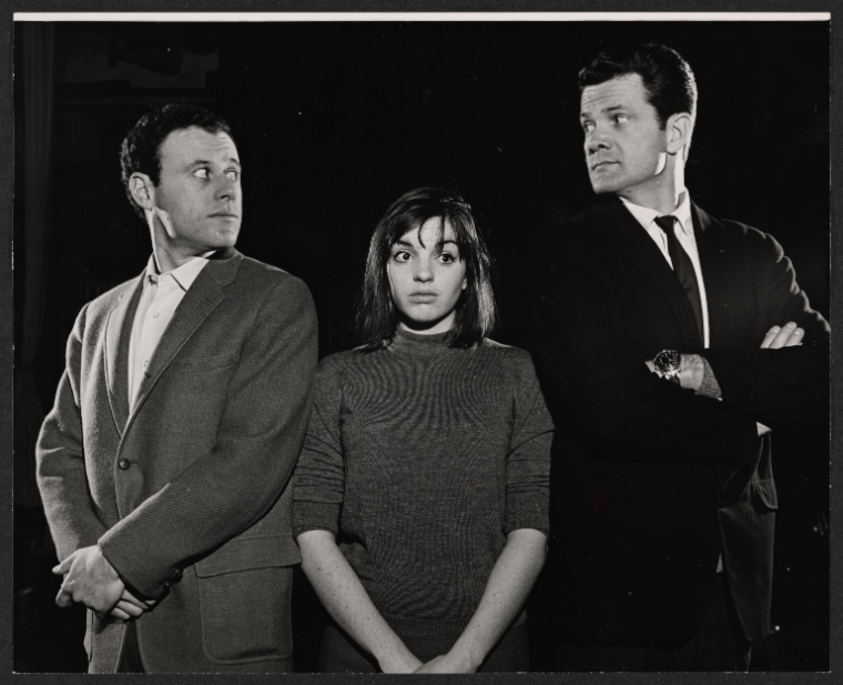 Bob Dishy, Liza Minnelli, and Robert Kaye in the stage production Flora ...