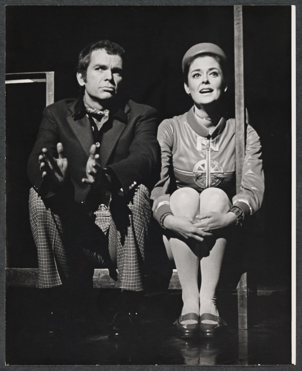 Dean Jones and Susan Browning in the stage production Company - NYPL ...