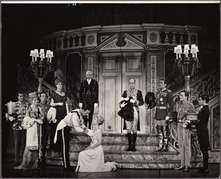 Irene Browne, José Ferrer, Florence Henderson, and Roderick Cook in the ...