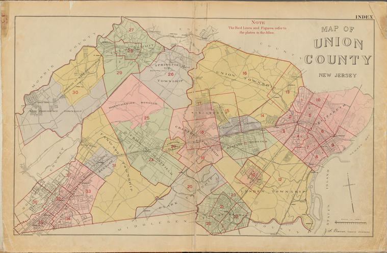 Town Of Union County Nj Map With Names New Jersey Towns Among The Top