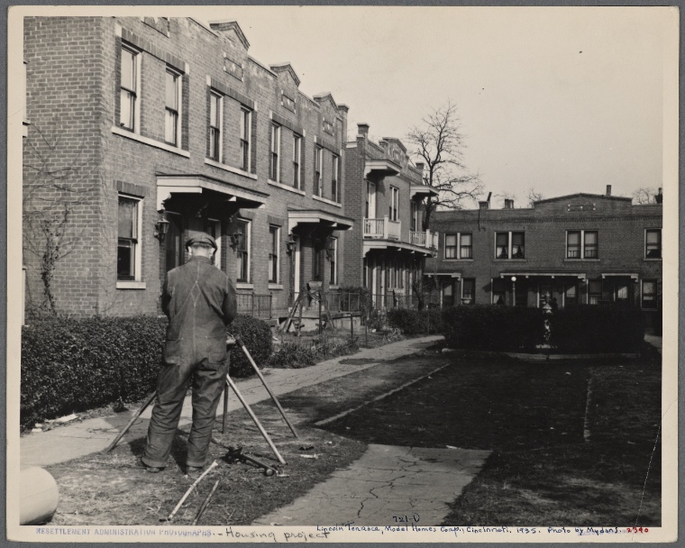 Lincoln Terrace of Model Homes Co. Cincinnati, Ohio. - NYPL Digital ...