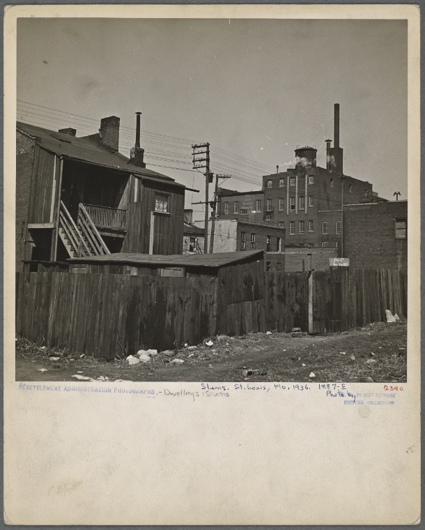 Slums. St Louis, Mo. 1936 - NYPL Digital Collections