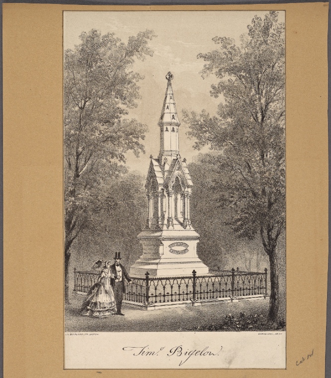 Timothy Bigelow monument, designed by George Snell - NYPL Digital ...