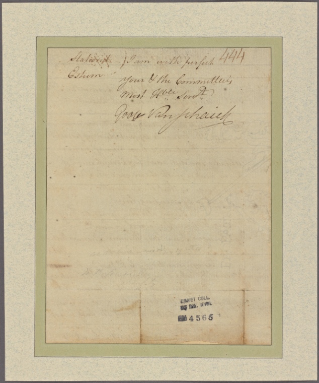 Letter to [Robert Yates.] - NYPL Digital Collections
