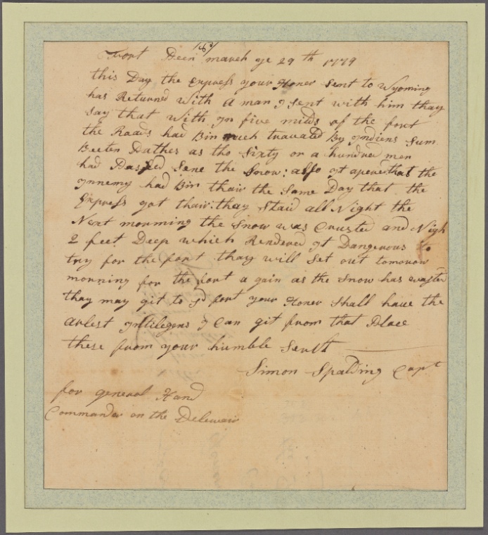 Letter to [Edward] Hand - NYPL Digital Collections