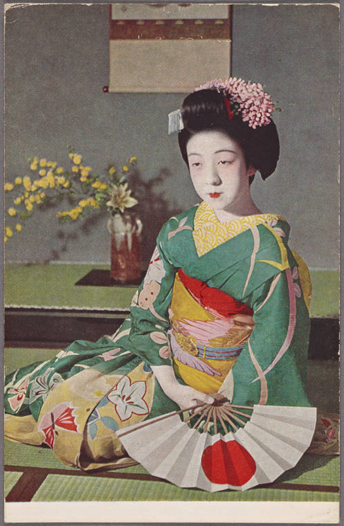 Budding geisha. - NYPL Digital Collections