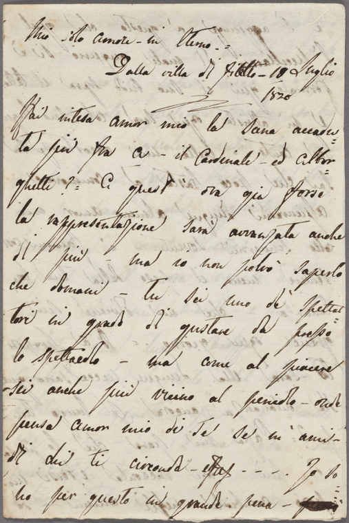 Autograph letter signed to Lord Byron, 18 July 1820 - NYPL Digital ...