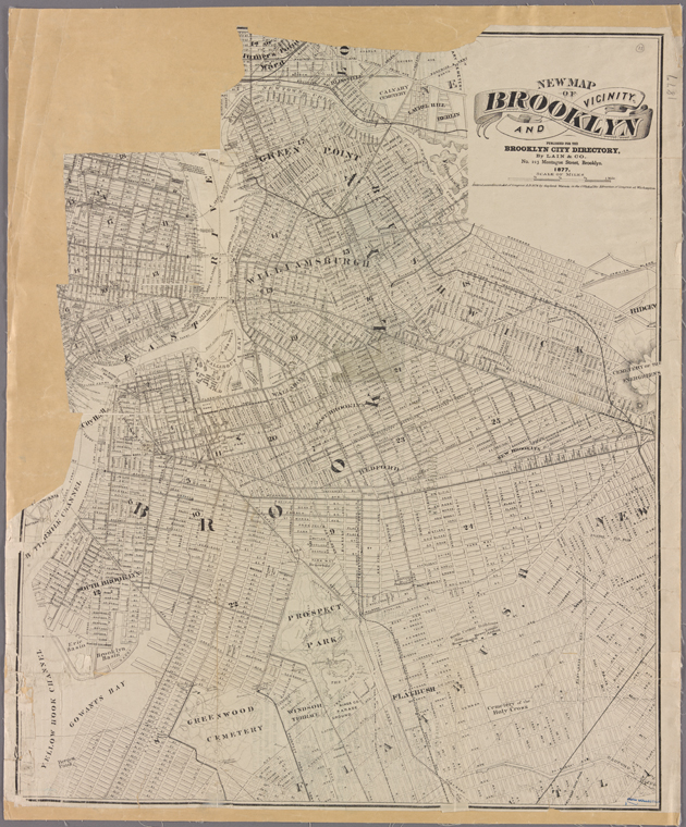 New map of Brooklyn and vicinity - NYPL Digital Collections