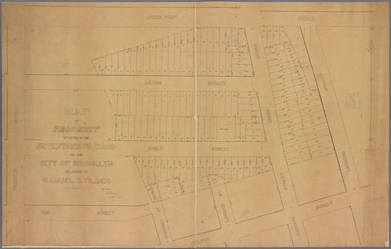 Map of property situated in the 17th ward of the city of Brooklyn ...