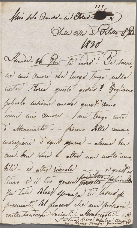 Autograph letter signed to Lord Byron, 8 September 1820 - NYPL Digital ...