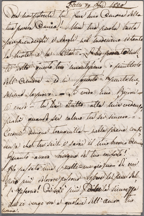 Autograph letter signed to Lord Byron, 29 September 1820 - NYPL Digital ...