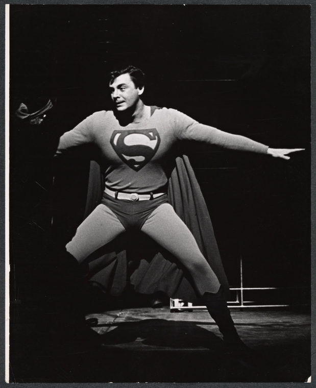 Bob Holiday in the stage production It's a Bird..it's a plane...it's ...