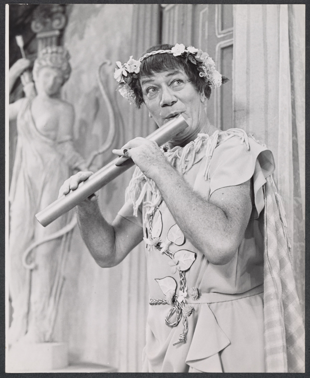 Cyril Ritchard in the stage production The Happiest Girl in the World ...