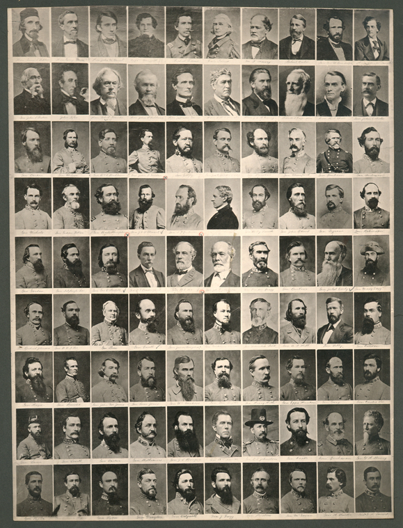 Confederate generals. - NYPL Digital Collections